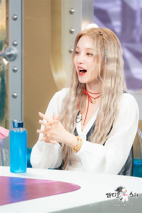×•• On Twitter 📸 Yuqi On Mbc Radio Star 라디오스타 Yuqi 우기 宋雨琦