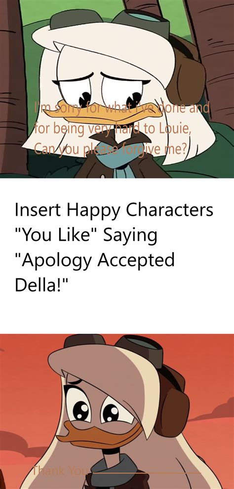 Who Accepts Dellas Apology Blank Meme By Eiour On Deviantart