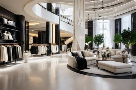 Luxury Shopping Mall Decorate With Christmas Festival Theme Generative