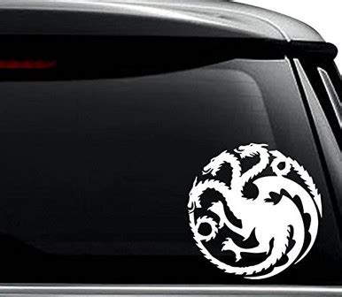House Targaryen Game Of Thrones Decal Sticker For Use On Laptop Helmet