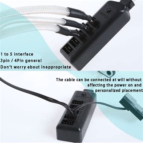 4 1 A 5 Pines Molex Tx4 Pwm Enfriador De Cpu Caso Grandado