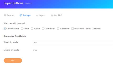 Customizable Action Button Generator For Wordpress Super Buttons Wp Missing