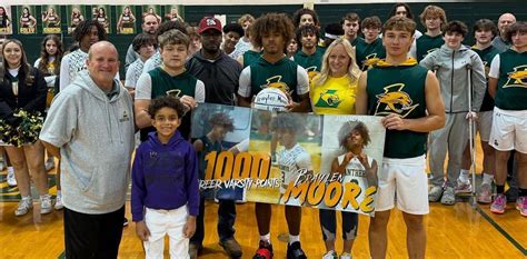 Lecanto High School Basketball Player Braylen Moore Scores 1 000th Career Point