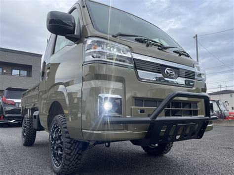 【sold Out】新型 ハイゼットトラック ジャンボエクストラ 4wd 5mt 40mmリフトアップ 軽トラ 軽バンのリフトアップ