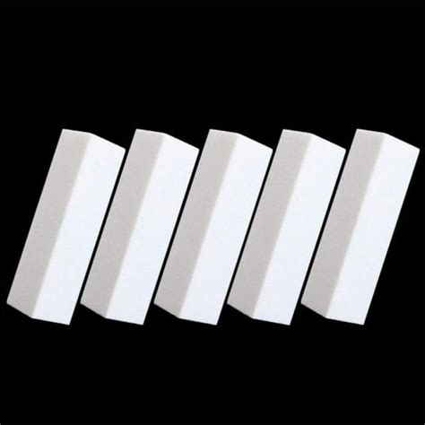 Dw4trading Nagel Buffer Blokken Vijl Set Van 5 Stuks Wit Alles