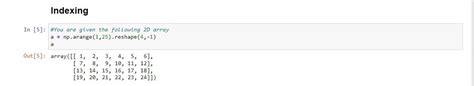 Solved Indexing In You Are Given The Following D Chegg