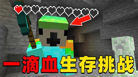 我的世界：dream大神的一滴血生存挑战，他能挑战成功吗？ Youtube