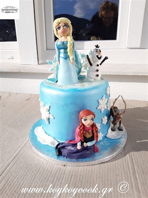 ΤΟΥΡΤΑ Frozen ΕΛΣΑ ΑΝΝΑ ΟΛΑΦ Koykoycook