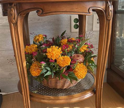 메리골드와 과꽃