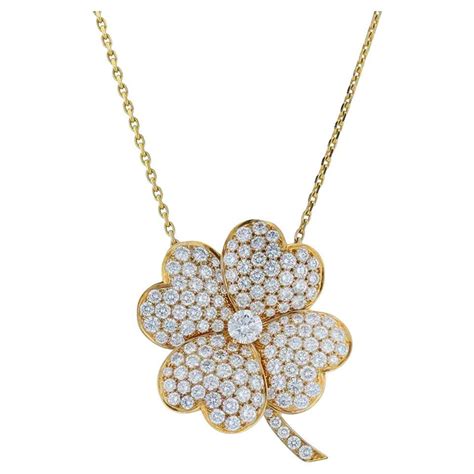 Van Cleef Arpels Clover Necklace 61 For Sale On 1stdibs Clover
