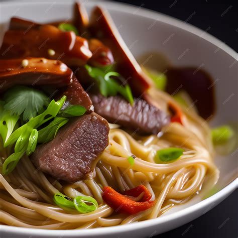 Premium Ai Image Japanese Kake Udon Noodles Tasty Udon Noodles Food