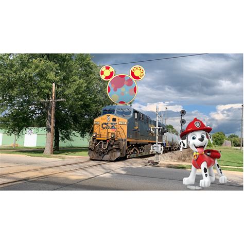 Marshall Toodles And A Csx Train By Jmidgley On Deviantart