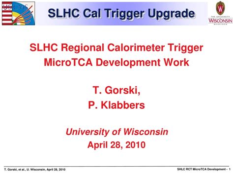 Ppt Slhc Cal Trigger Upgrade Powerpoint Presentation Free Download Id9196985