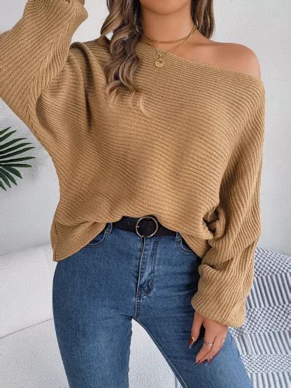 Sexy Oversized Off Shoulder Sweater Free Shipping