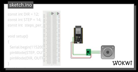 Steppermotorsimple Wokwi Esp32 Stm32 Arduino Simulator