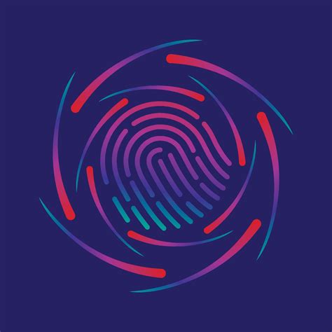 Fingerprint Logo Vector Illustration 10989481 Vector Art At Vecteezy