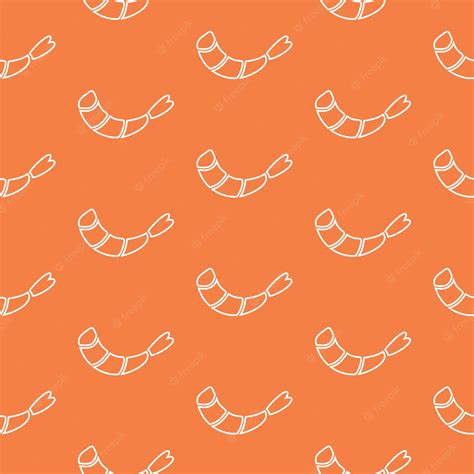Premium Vector Shrimp Seamless Pattern Vector
