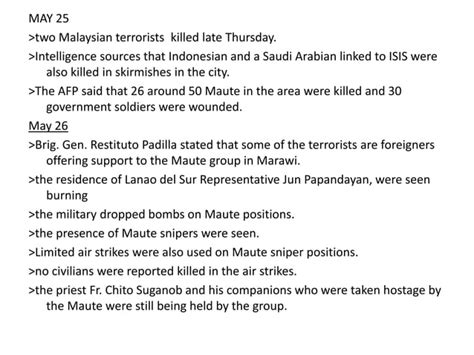Marawi Siege Pptx