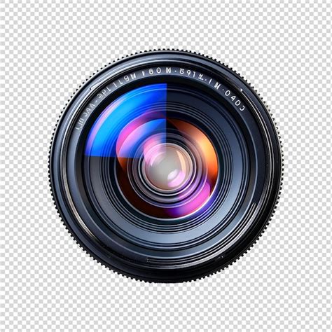 Camera Lens Isolated Premium Ai Generated Psd