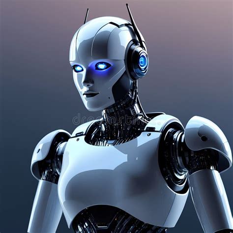 System Artificial Intelligence Chat Bot Ai Concept Technology Smart Robot Spaceship In The