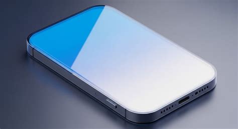 Free Sleek Blue Device Image Smartphone Minimalist Technology