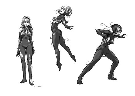 Rule 34 1girls Biosuit Claws Corruption Darren Geers Female Gwen