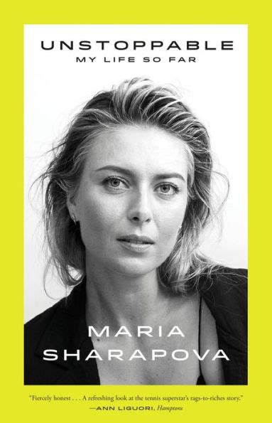 Unstoppable My Life So Far By Maria Sharapova Paperback Barnes And Noble®