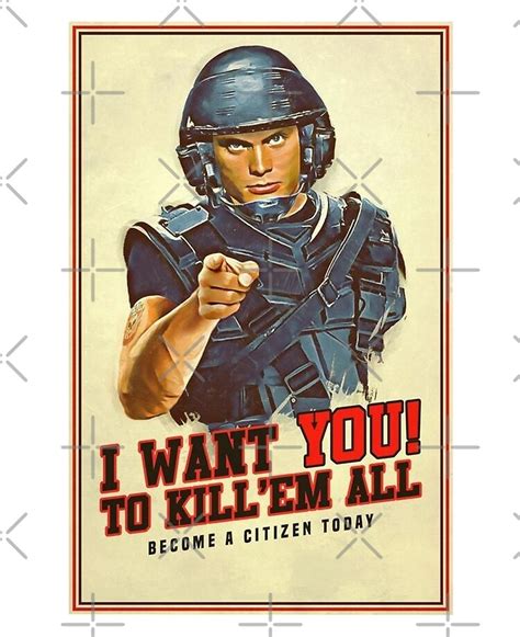 Starship Troopers Recruitment Poster Ipad Case And Skin For Sale By