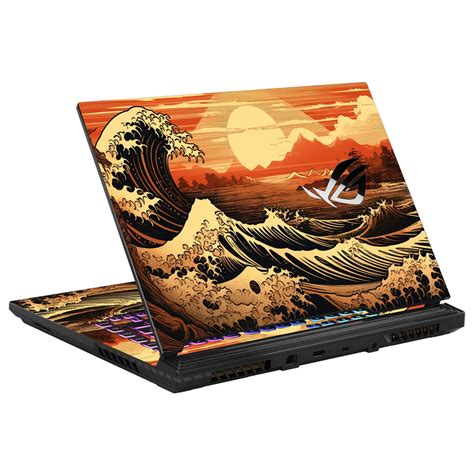 Shop Golden Wave Serenity Laptop Skin For Asus Buy Online Now
