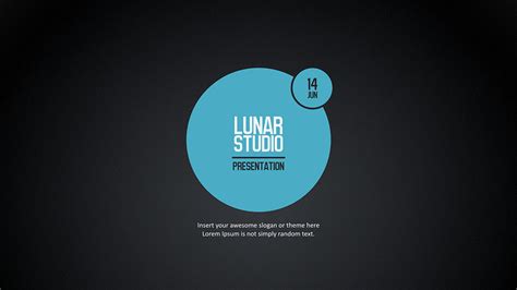 Lunar Keynote Presentation Template Presentation Templates Graphicriver