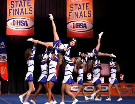 Top Illinois Cheer Squads Battle At Grossinger Motors Arena