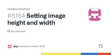 setting image height and width · issue 5154 · ckeditor ckeditor5 · github