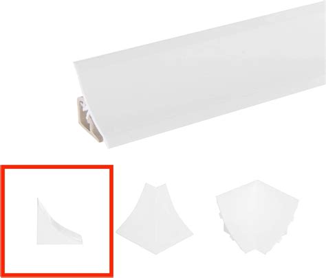 Finishing Elements For Worktop Profile Strip Splashback Edging Trim White Left Right End