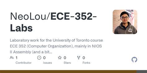 GitHub NeoLou ECE 352 Labs Laboratory Work For The University Of