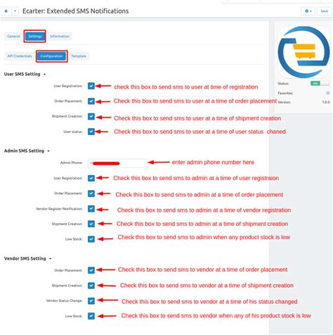 CS Cart Extended SMS Notifications