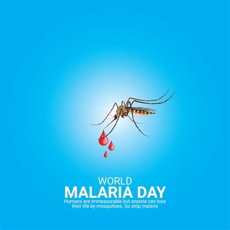 Premium Vector World Malaria Day World Malaria Day April 25 Creative