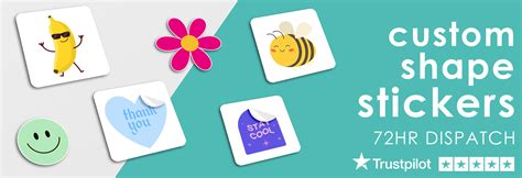 Custom Shape Sticker Printing Banana Print £17 95