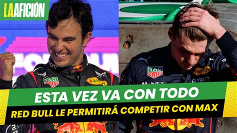 Checo Pérez confiesa que Red Bull le permitirá competir con Max Grupo