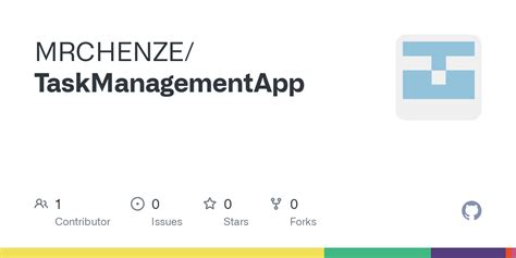 Github Mrchenze Taskmanagementapp