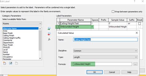 Solved Unconnected Height Parameter In Room Tag Autodesk Community