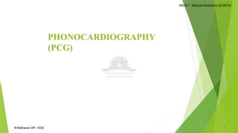 Phonocardiographypcg Pptx