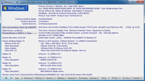 System Information Viewer Siv Télécharger