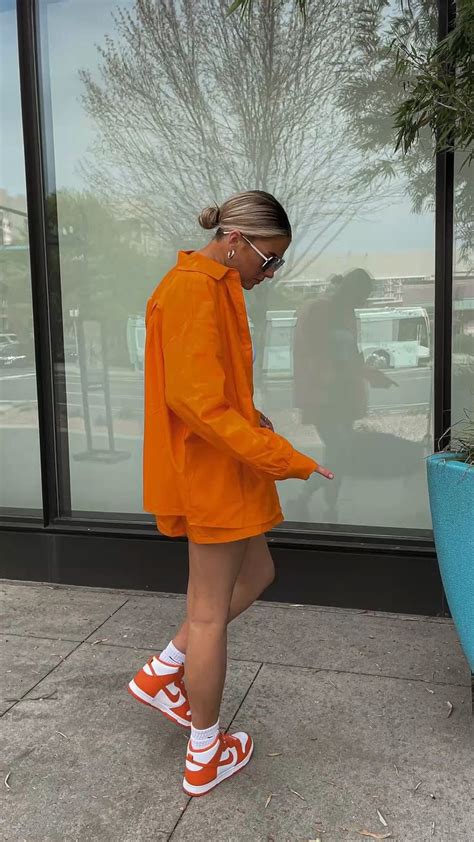 Spring Outfit Ideas Orange Aesthetic Street Style Inspo Insta