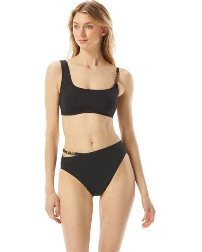 Black Michael Michael Kors Beachwear And Swimwear Outfits For Women Lyst
