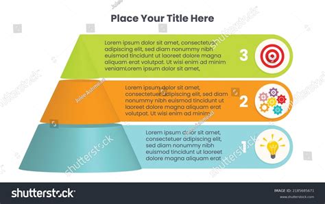 D Infographic Pyramid Vector Illustration Graphic Stock Vector Royalty Free