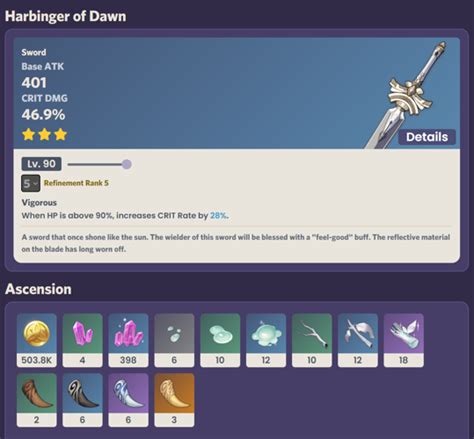 Top Genshin Impact 45 Swords For Chiori A Weapon Guide