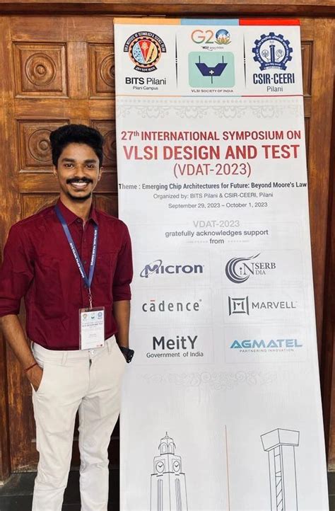 Manish Pillai On Linkedin Vdatconference Vlsi Innovation Networking Bitspilani