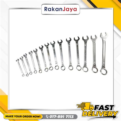 Arrow Combination Spanner Set 14psc 8 24mm Rakan Jaya Hardware