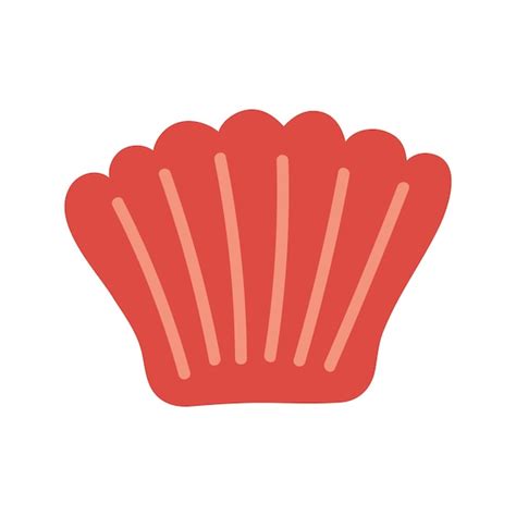 Premium Vector Cute Seashell Hand Drawn Vector Illustration For