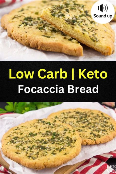 Keto Focaccia Bread With Garlic And Herbs Low Carb Delight